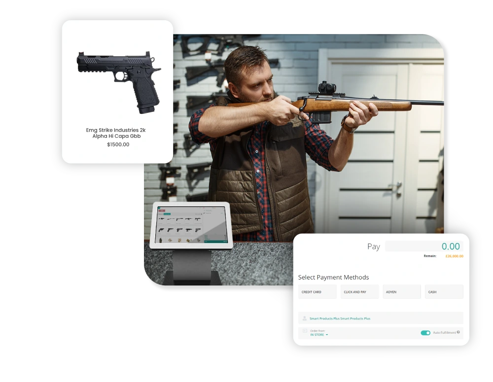 Best Gun Store POS Systems 100% ATF Compliance | ConnectPOS